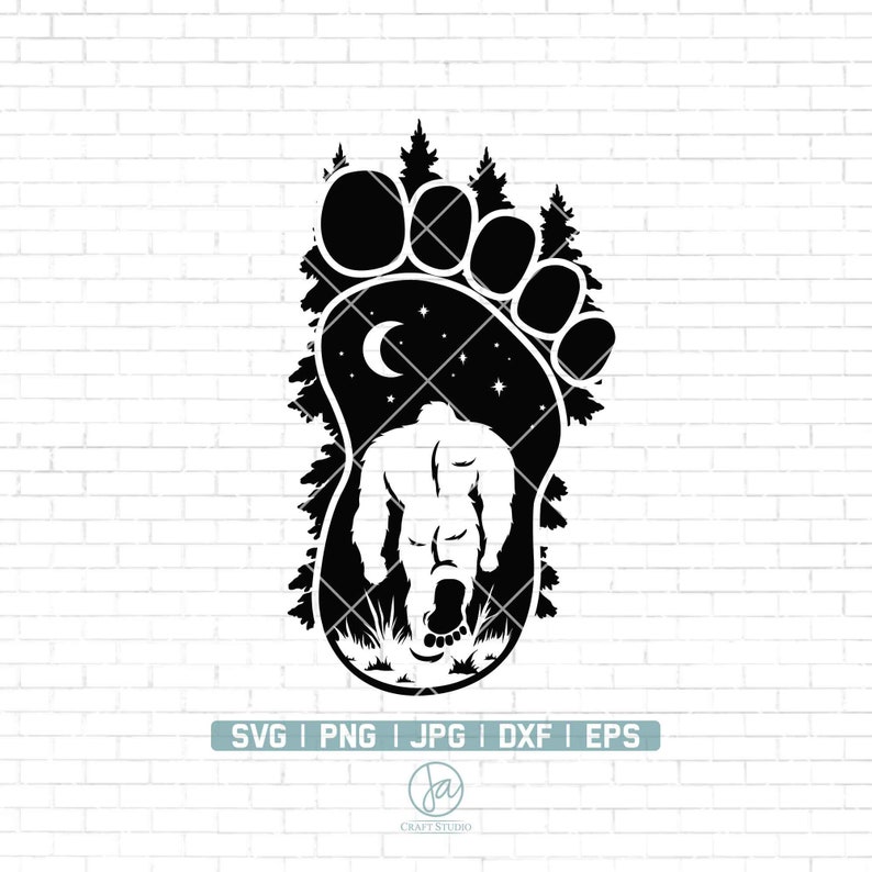 Bigfoot SVG | Big Foot SVG | Wild Monster Svg | Yeti Svg | Big Foot Svg ...