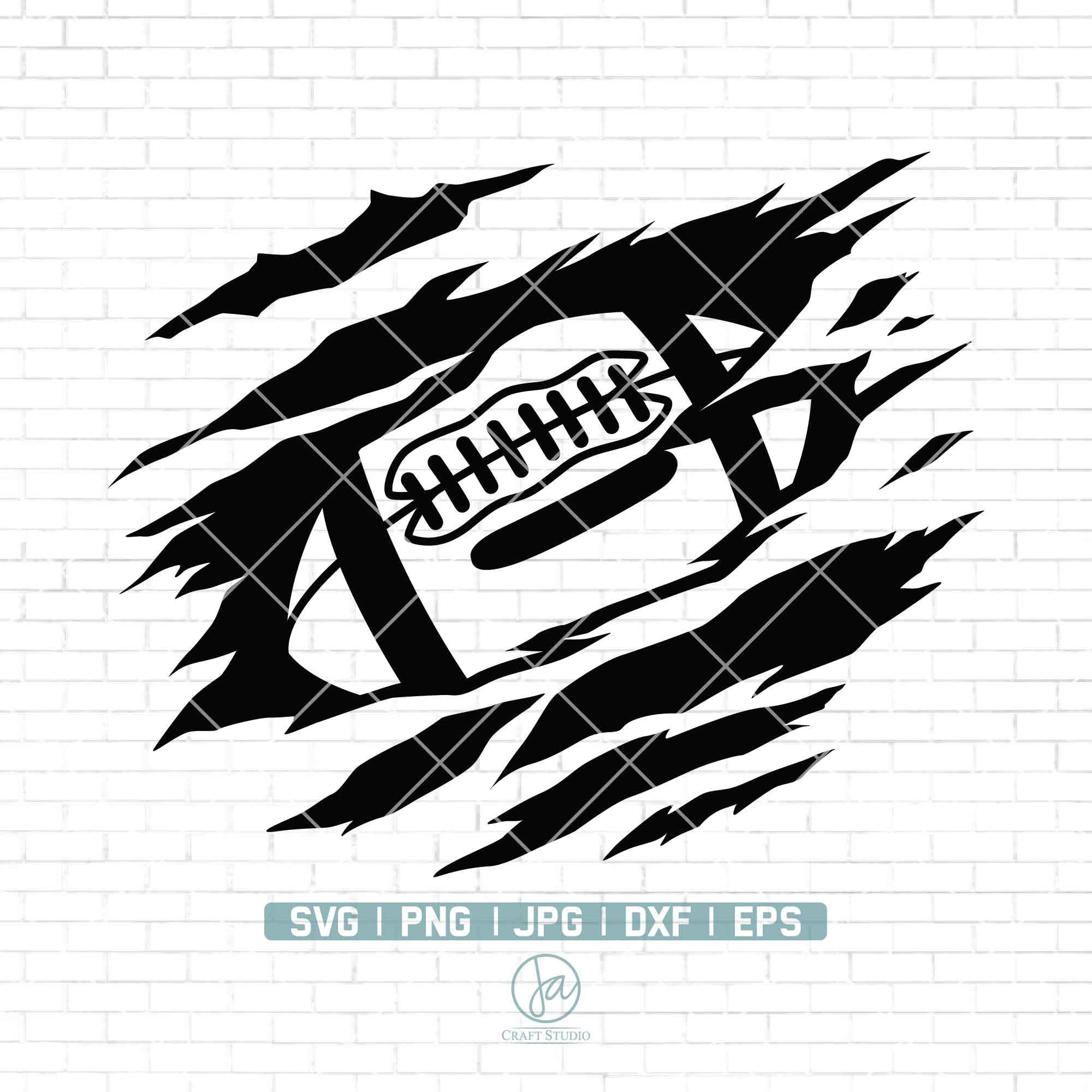 Football SVG PNG Football Ripped Svg Touchdown Season Svg - Etsy Australia