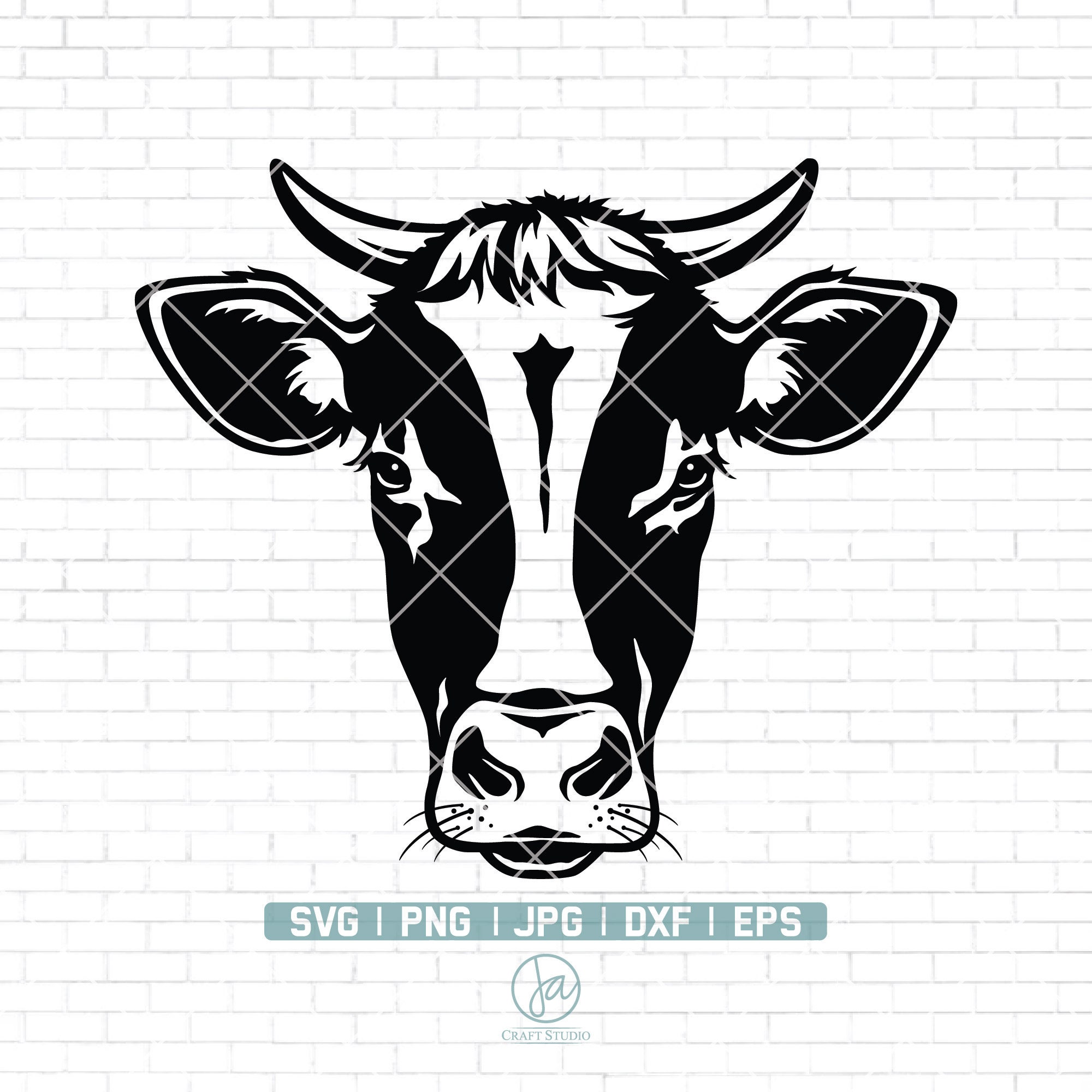Not Today Heifer Cow SVG,Png,eps,dxf file Funny Farm Animal face with ...