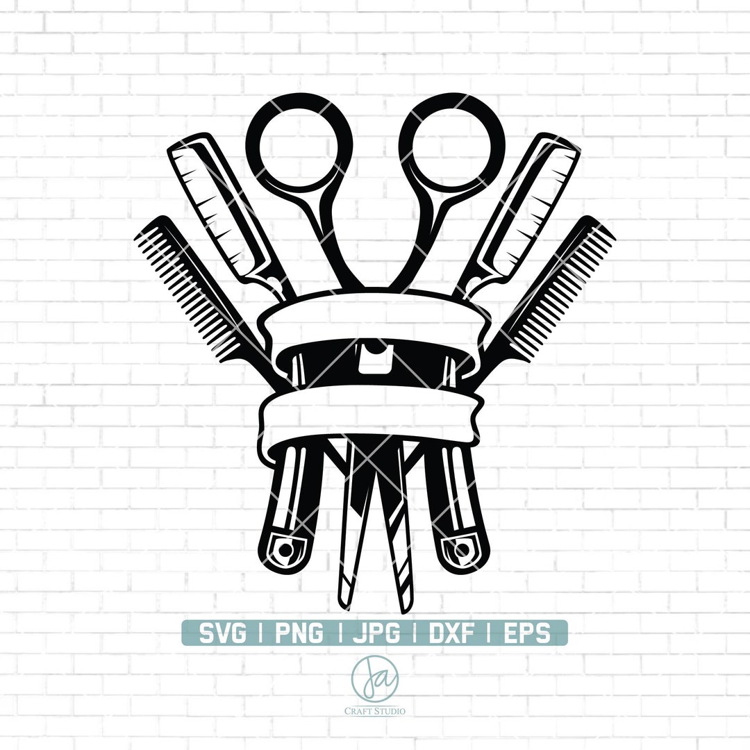Barbershop Svg | Barber Tools Svg | Barber Svg | Hairstylist Svg ...