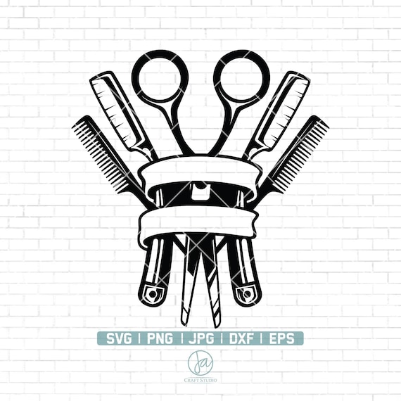 Barbershop Svg Barber Tools Svg Barber Svg Hairstylist | Etsy