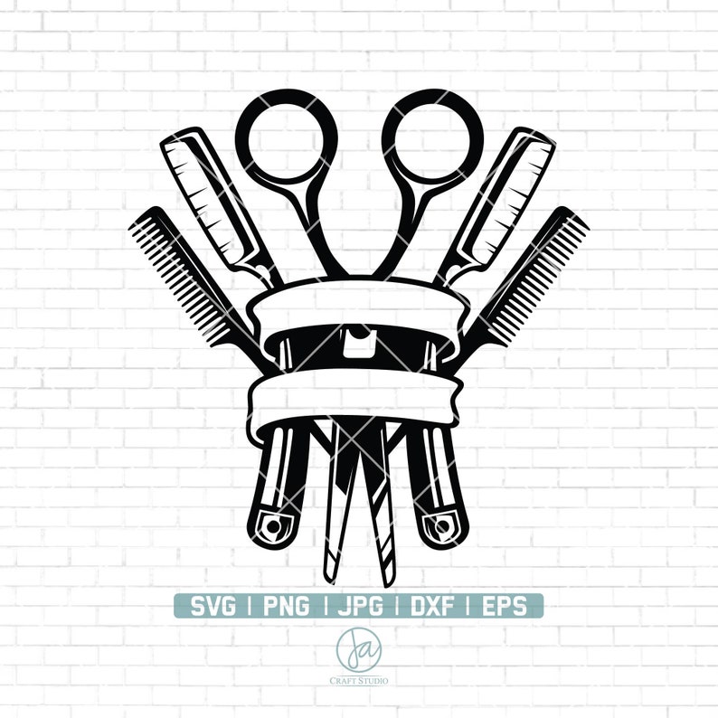 Barbershop Svg Barber Tools Svg Barber Svg Hairstylist | Etsy