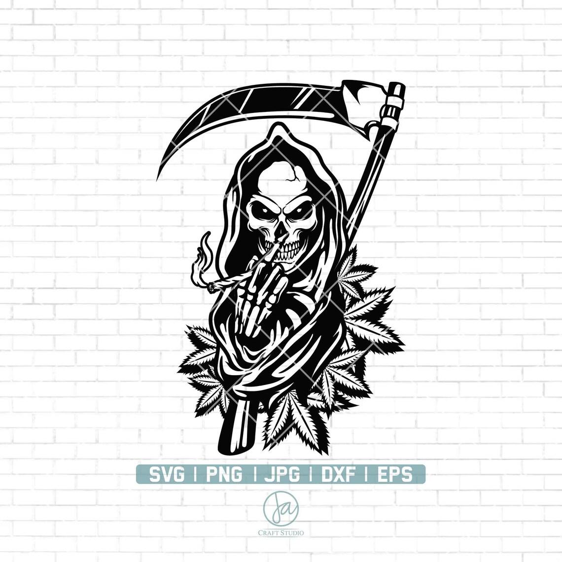Buy Grim Reaper Svg Smoking Grim Reaper Svg Death Svg Online in India ...