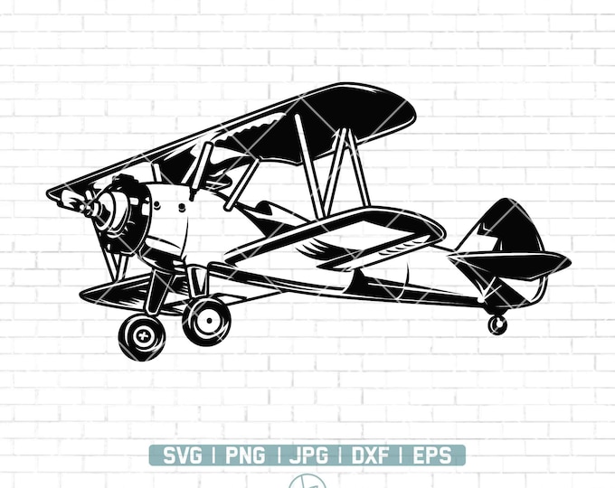 Small Plane SVG Stencil Airplane Svg, Airplane Pilot Svg, Airplane ...