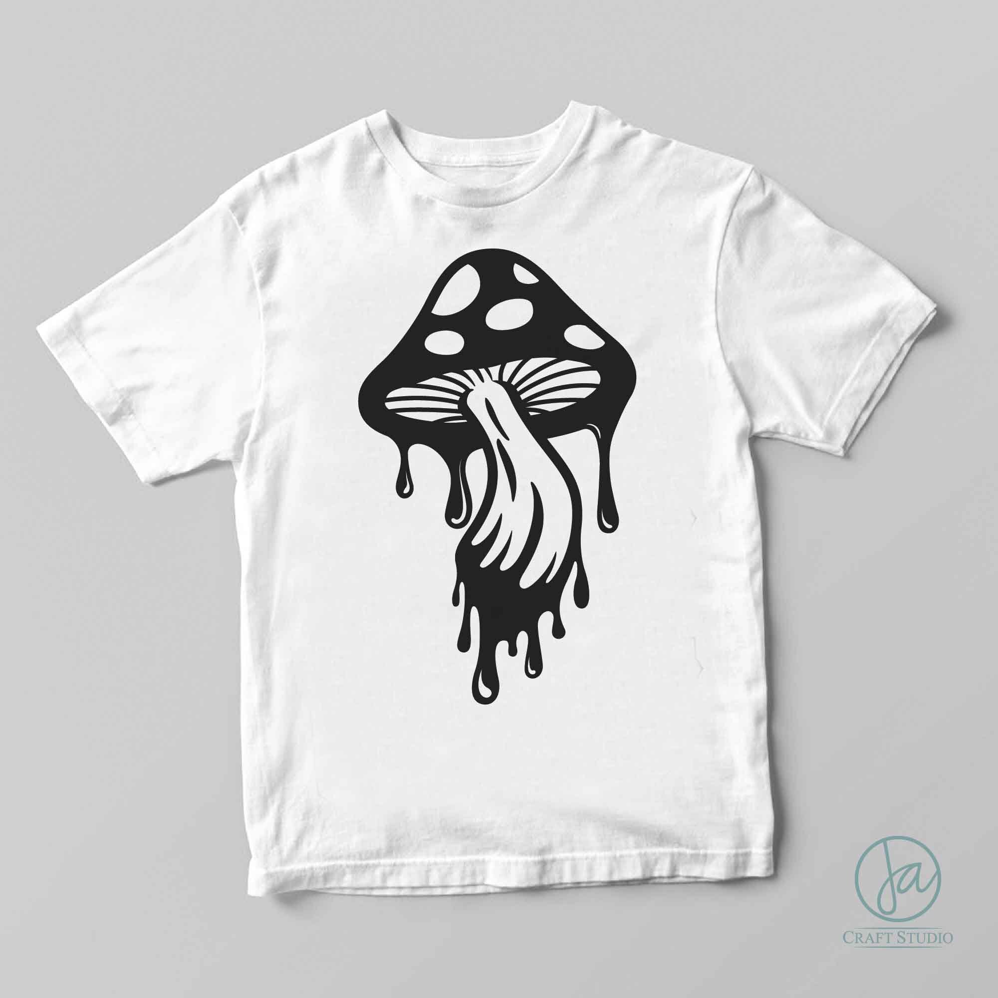 Dripping Mushroom SVG | Fungi SVG | Mushroom Svg | Psychedelic Svg ...