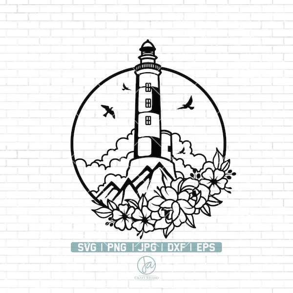 Lighthouse Svg - Etsy
