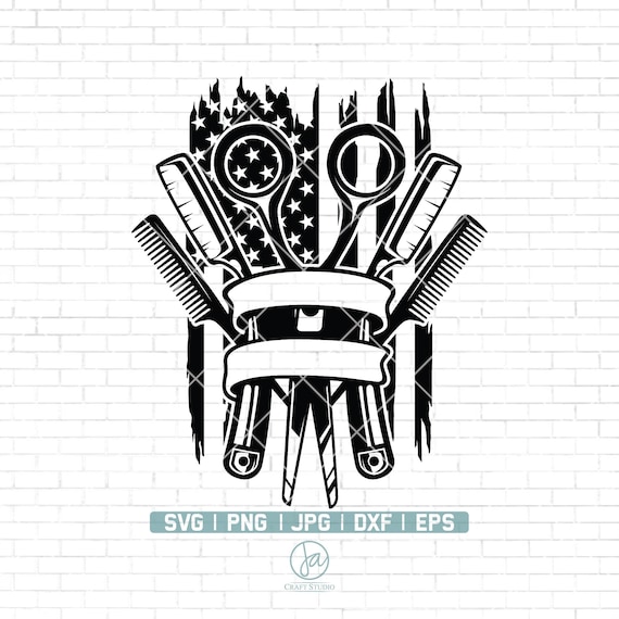 US Barbershop Svg Barber Tools Svg Barber Svg - Etsy