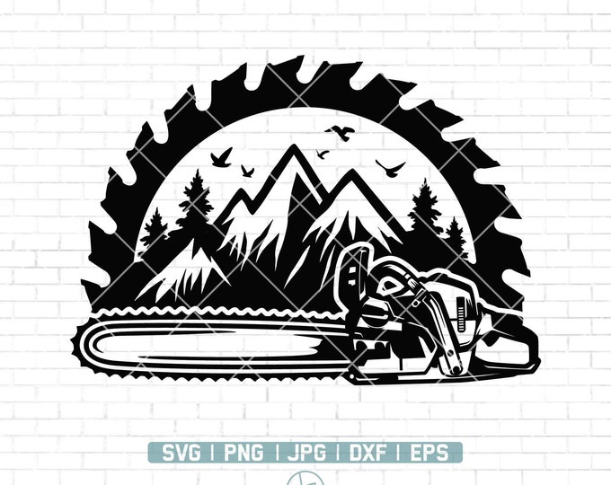 Saw Blade Svg, Forest Svg, Chainsaw Svg, Woods, Trees, Lumberjack ...