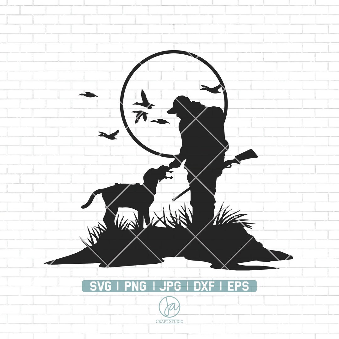 Duck Hunting Svg | Hunting Dog Svg | Hunting Season Svg | Hunting Cut ...
