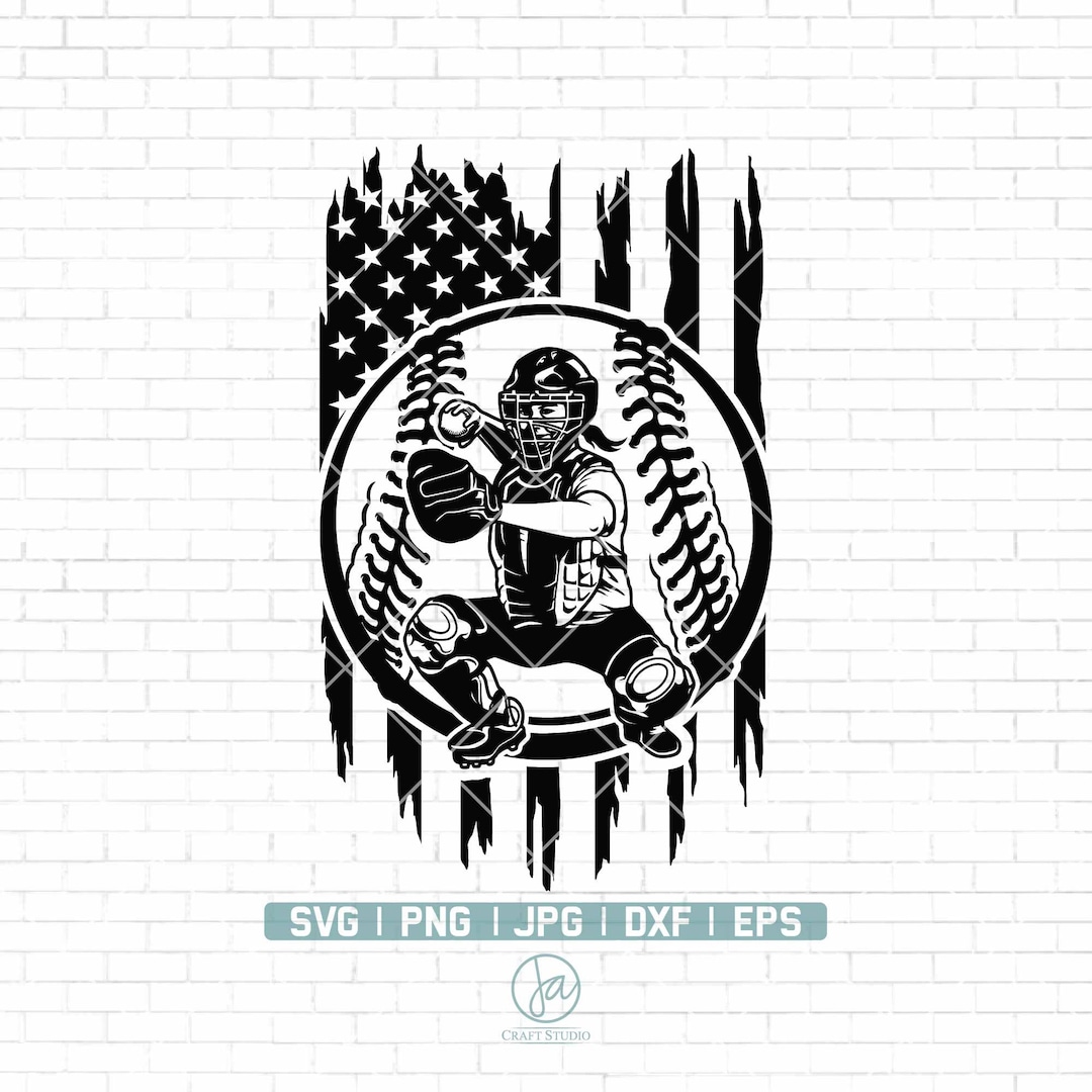 US Softball Player Svg | Softball Svg | Softball Clipart | Softball ...