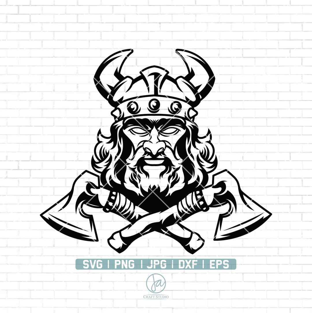 Vikings Svg | Barbarian Svg | Horns Svg | Odin Svg | Norse God Svg ...