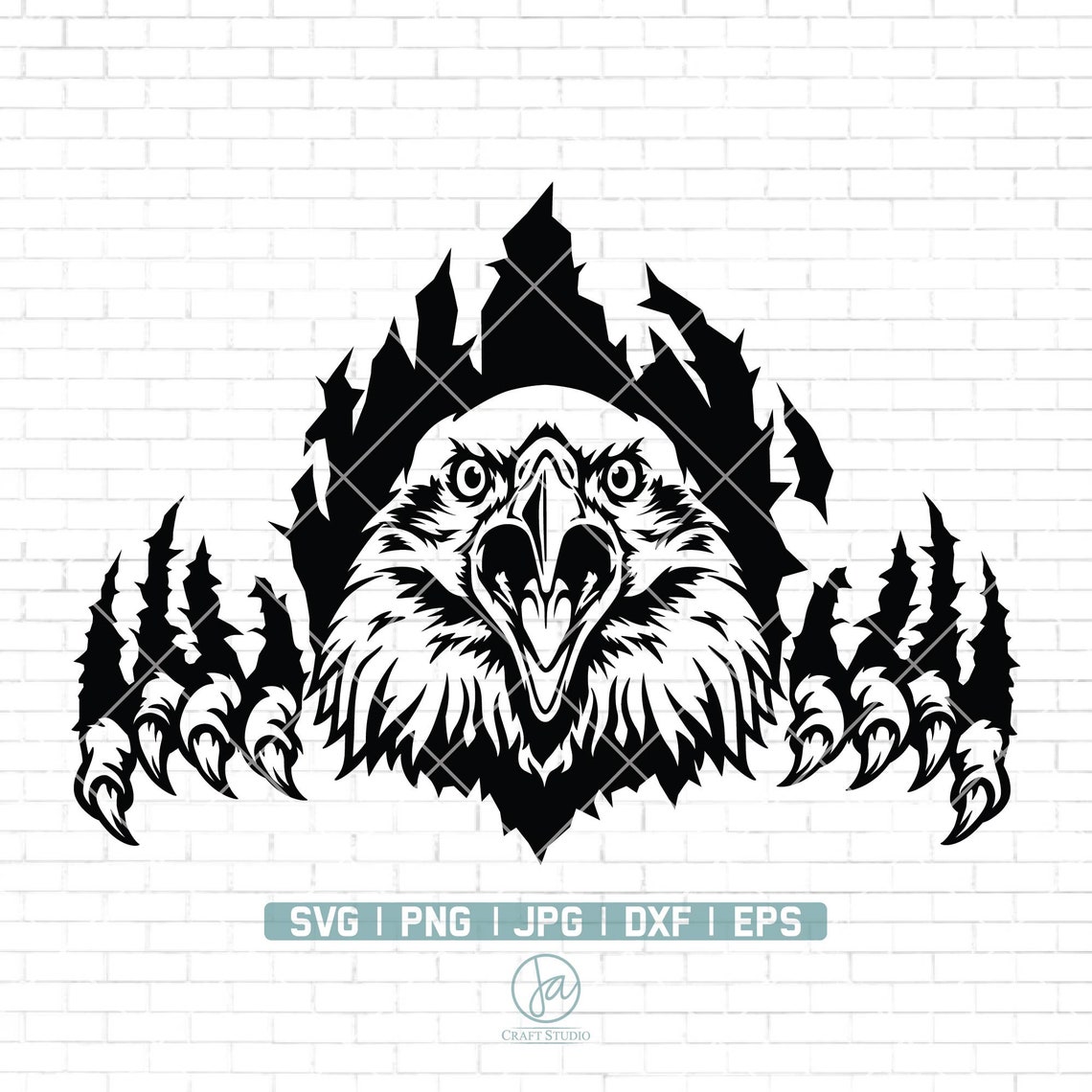 Eagle Claw Scratch Svg Claw Scratches Svg American Eagle - Etsy