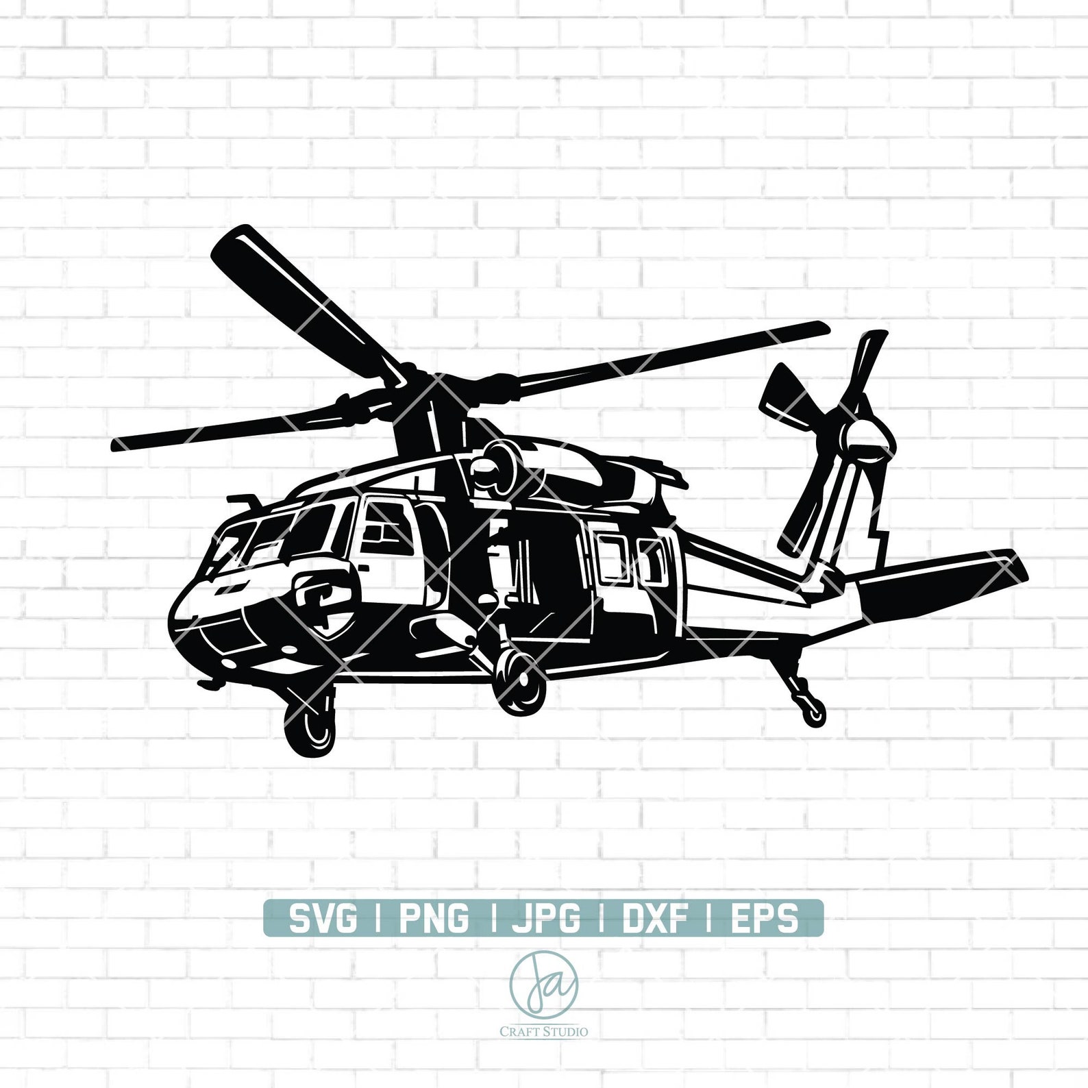 Black Hawk Helicopter SVG Helicopter Svg Chopper Svg - Etsy UK