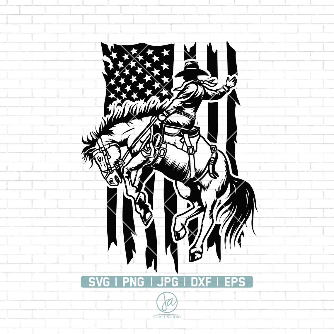 Rodeo Svg US Rodeo Svg Cowboy Svg Western Cowboy Riding - Etsy