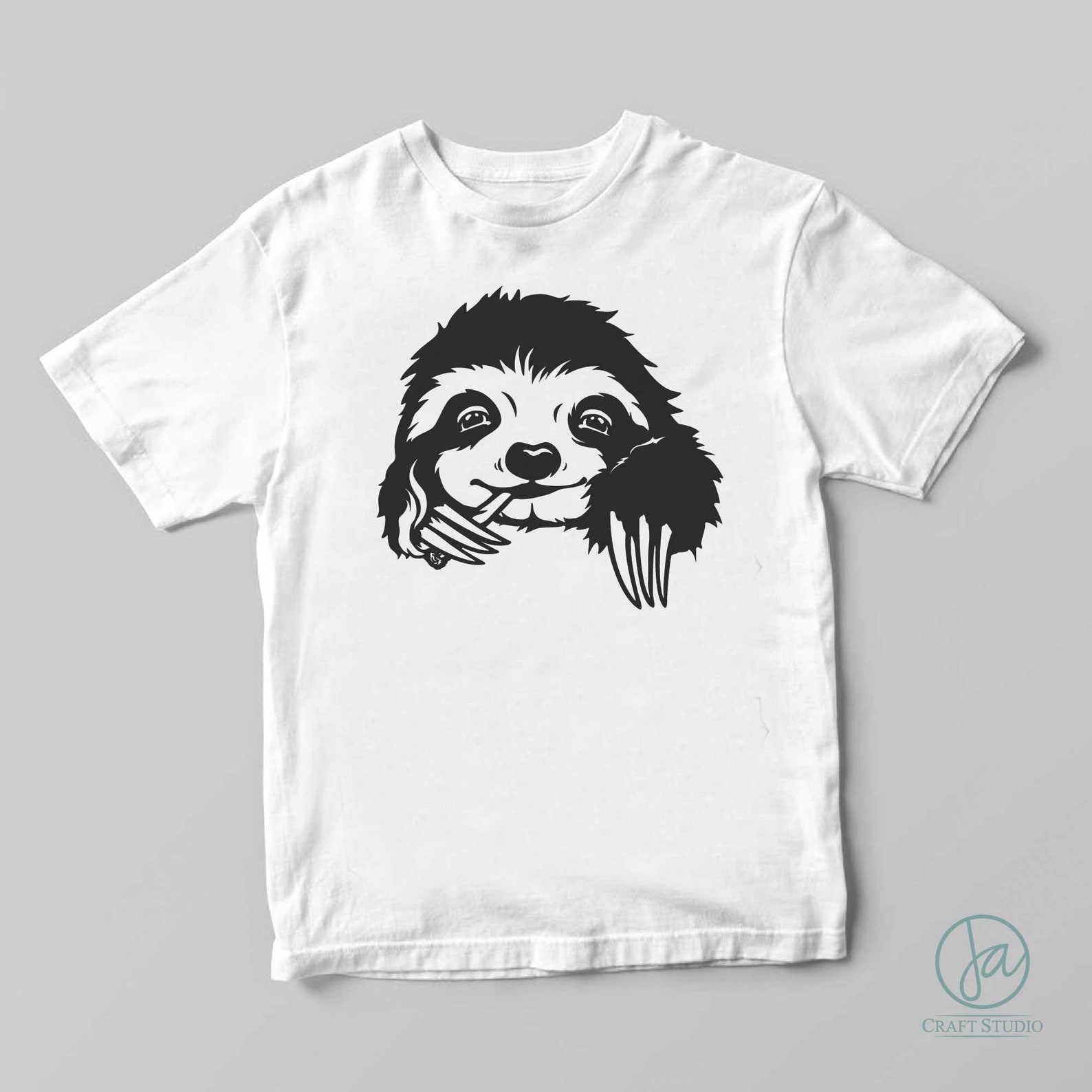 Sloth Smoking Joint Svg File Sloth Svg Smoking Weed Svg - Etsy