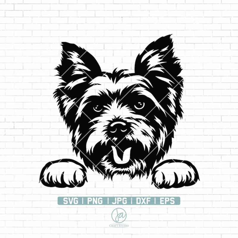 Yorkie Svg - Etsy