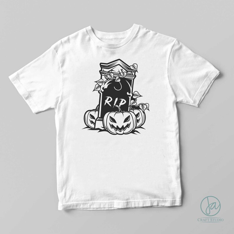 Scary Pumpking Svg File RIP Svg Halloween Svg Pumpking | Etsy