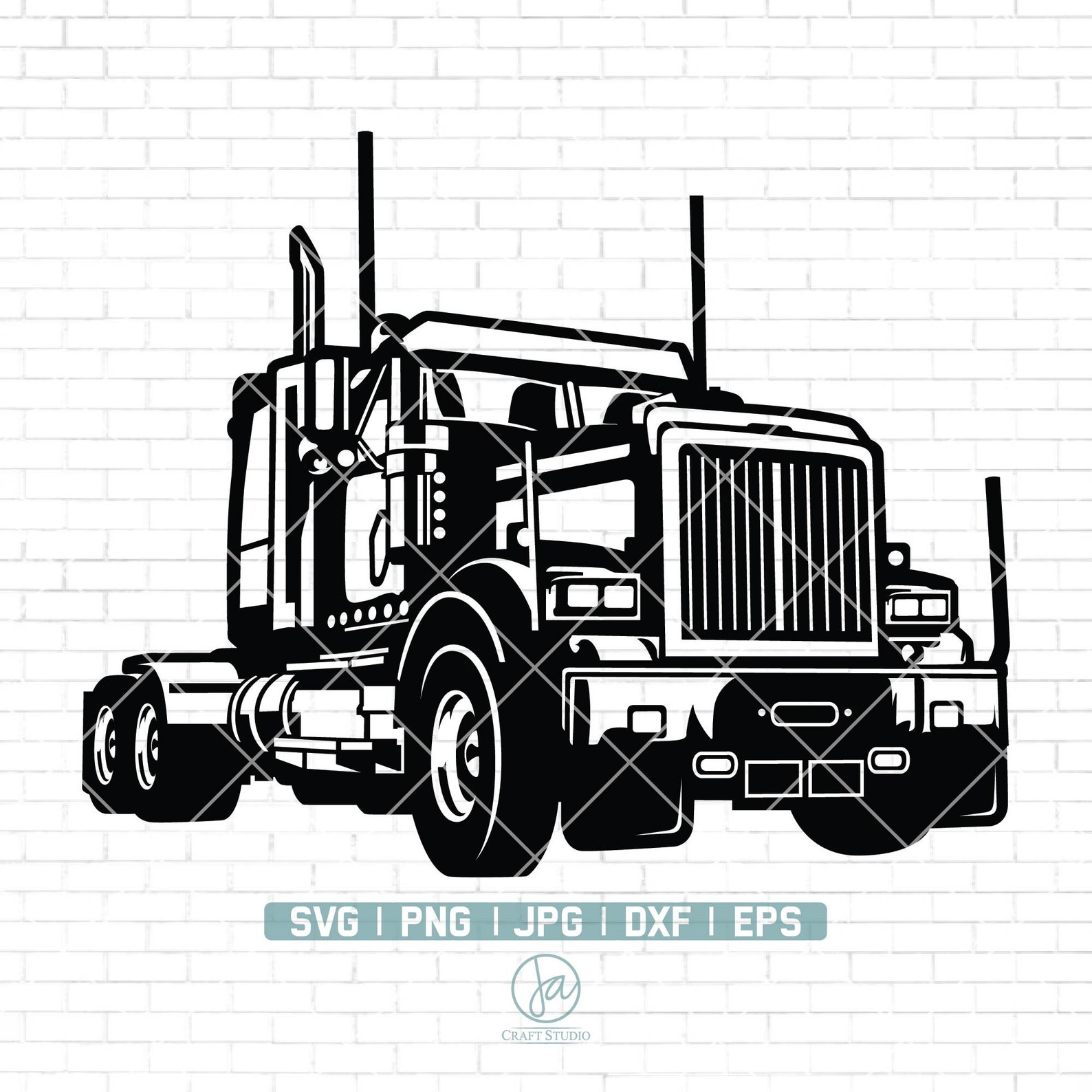 Semi Truck Svg File Truck Svg Semi Truck Svg Truck - Etsy