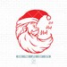 Santa SVG | Santa Face SVG | Santa Moon Svg | Christmas SVG | Santa Cut ...