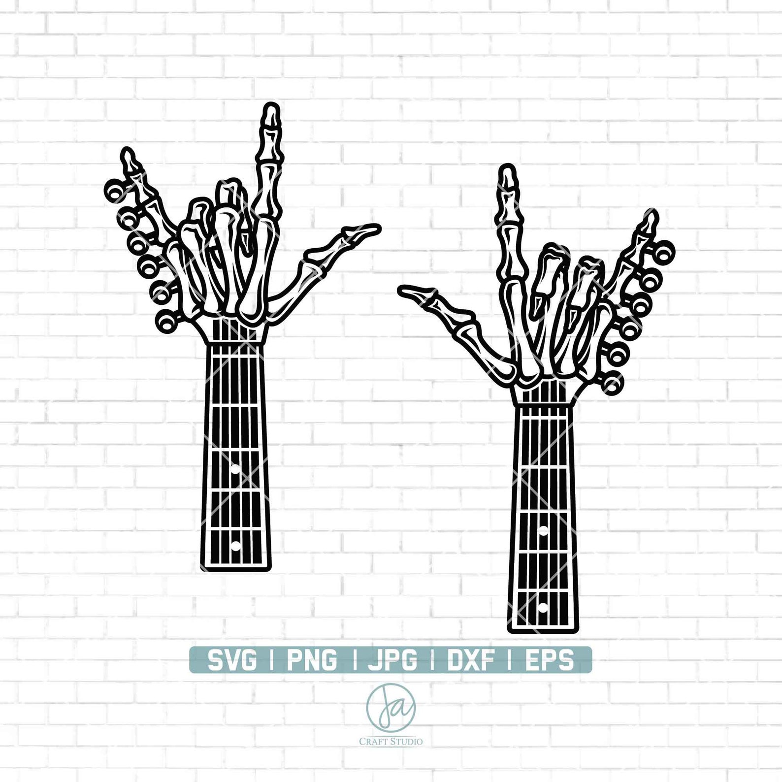 Rock Sign Guitar Svg | Rock Sign Svg | Rock Svg | Guitar Clipart | Rock ...