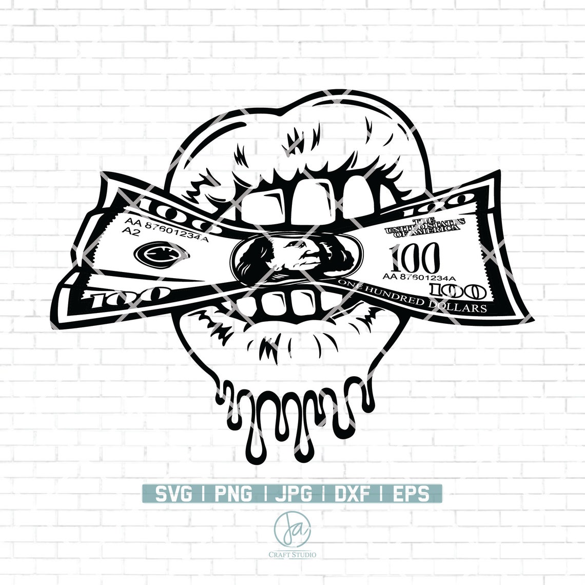 Sexy Lips Bite Money 100 Dollar Svg Sexy Red Lips Bite Money - Etsy