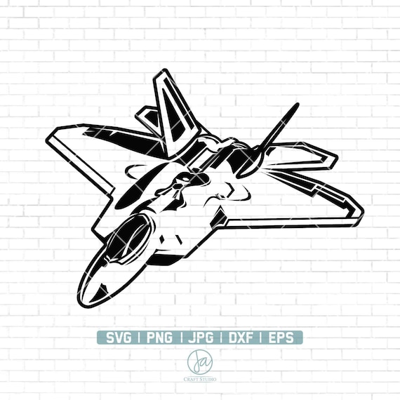 Fighter Jet Clip Art Black And White