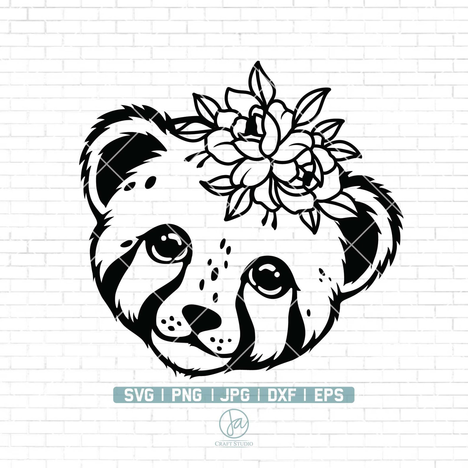 Floral Cheetah Svg Cute Cheetah Svg Floral Animal Svg - Etsy