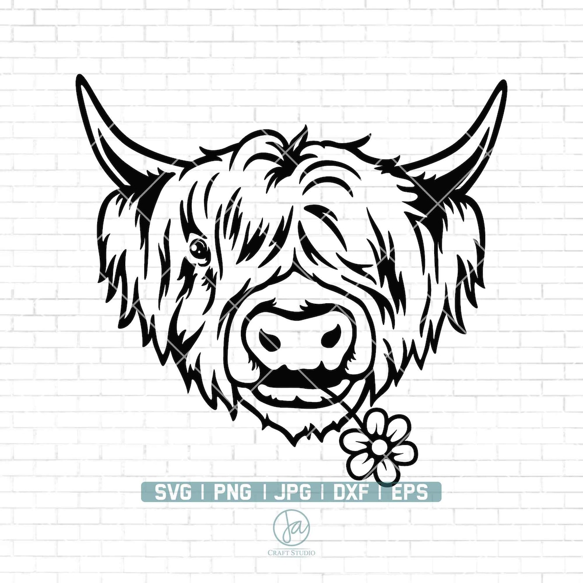 Highland Cow SVG Highland Heifer SVG Cow SVG Highland - Etsy