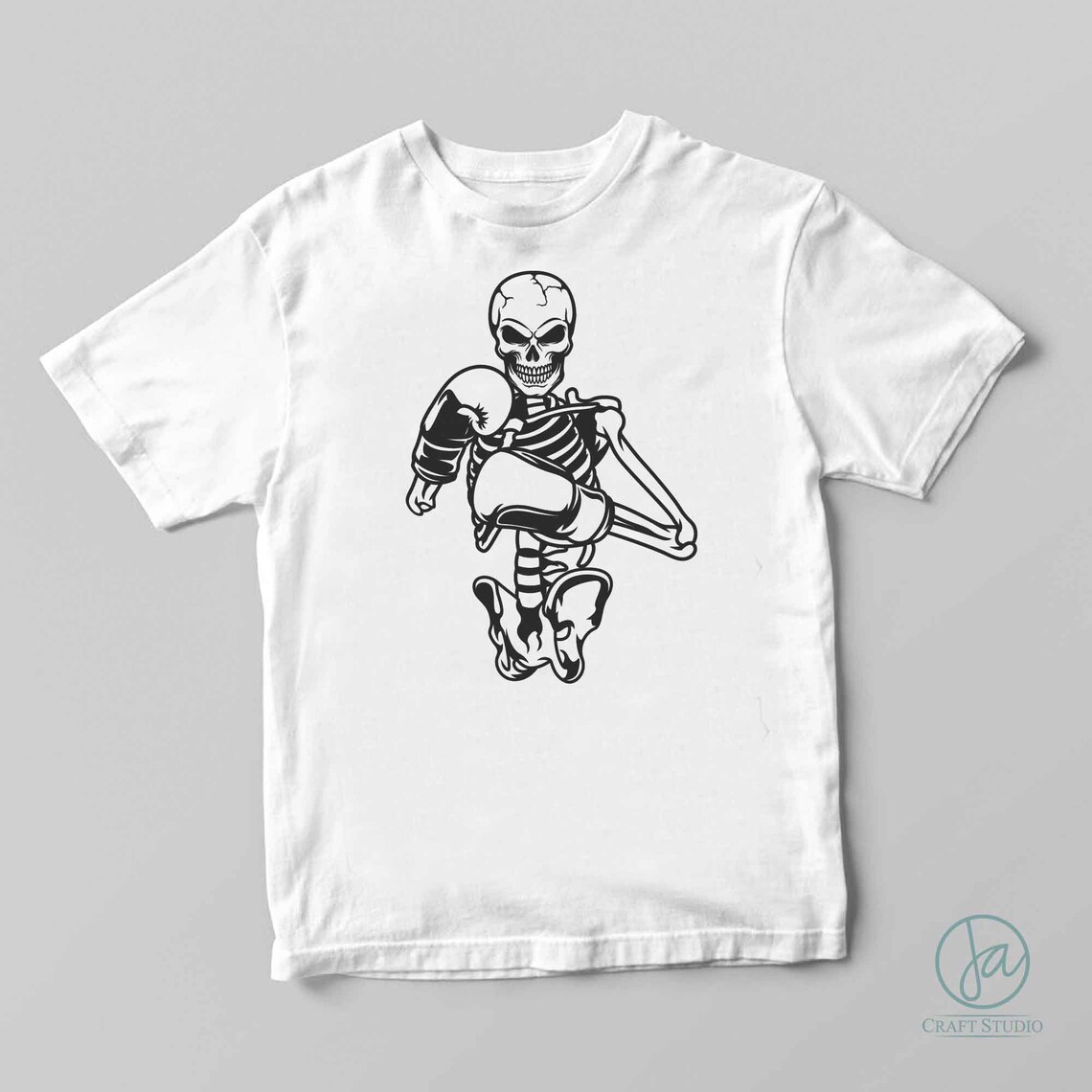 Boxing Skeleton SVG | Skull Boxer SVG | Sports Knockout Fighter Fight ...