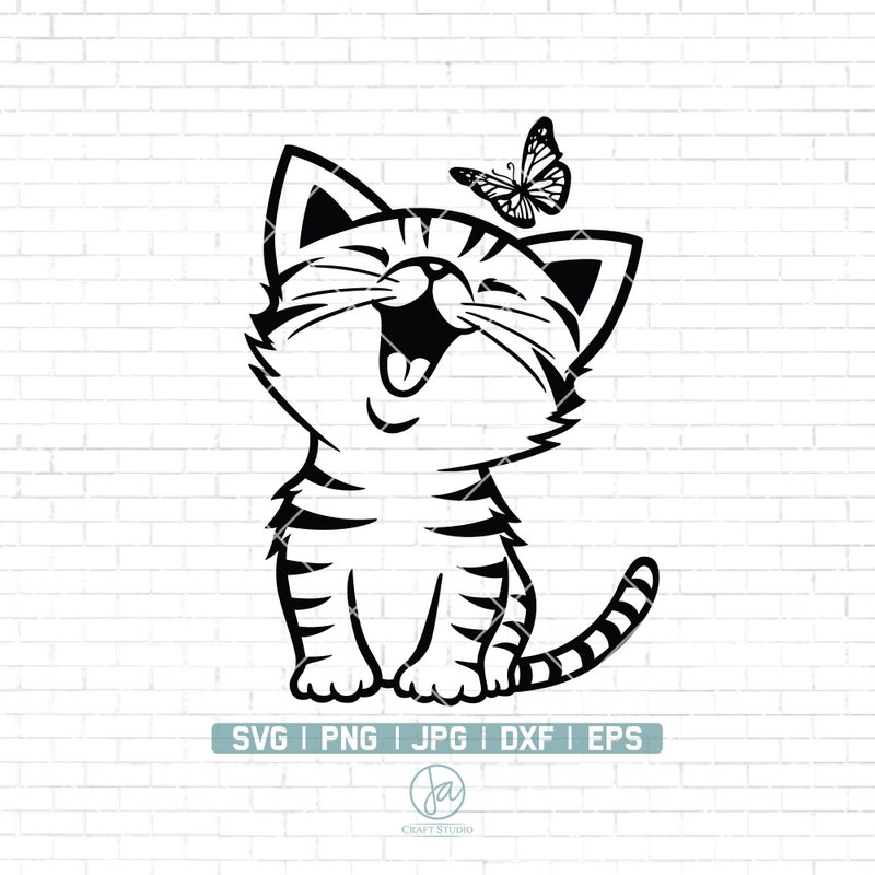 Cat Svg - Etsy