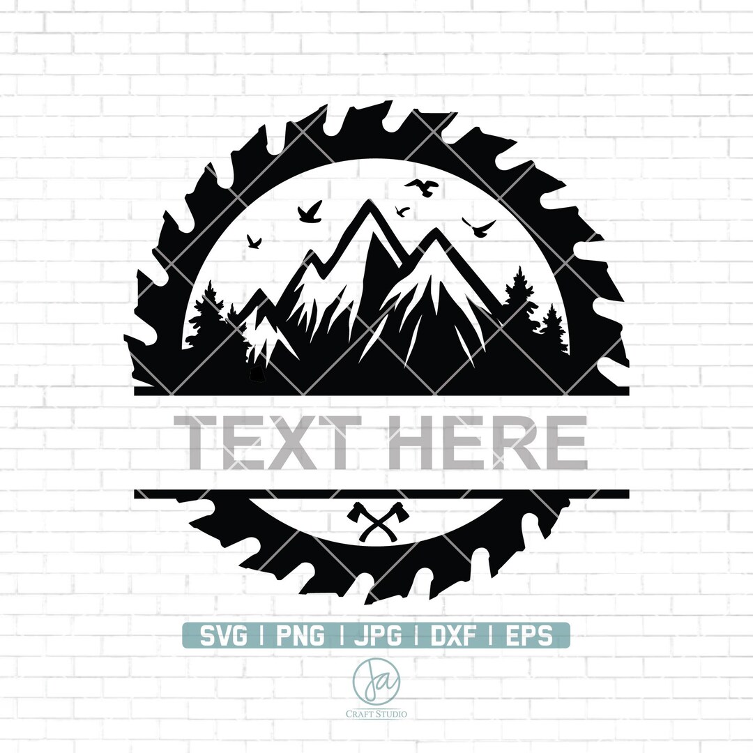 Wood Saw Blade SVG | Saw Blade Monogram | Saw SVG Clipart | Woodworking ...