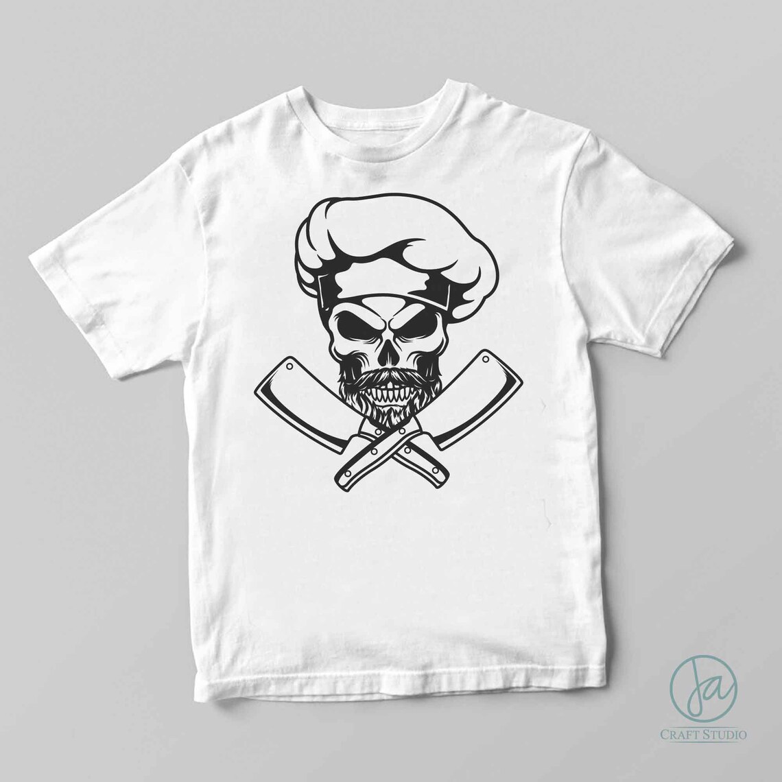 Badass Chef Svg | Skull Chef Svg | Master Chef Svg | Chef Svg | Chef ...