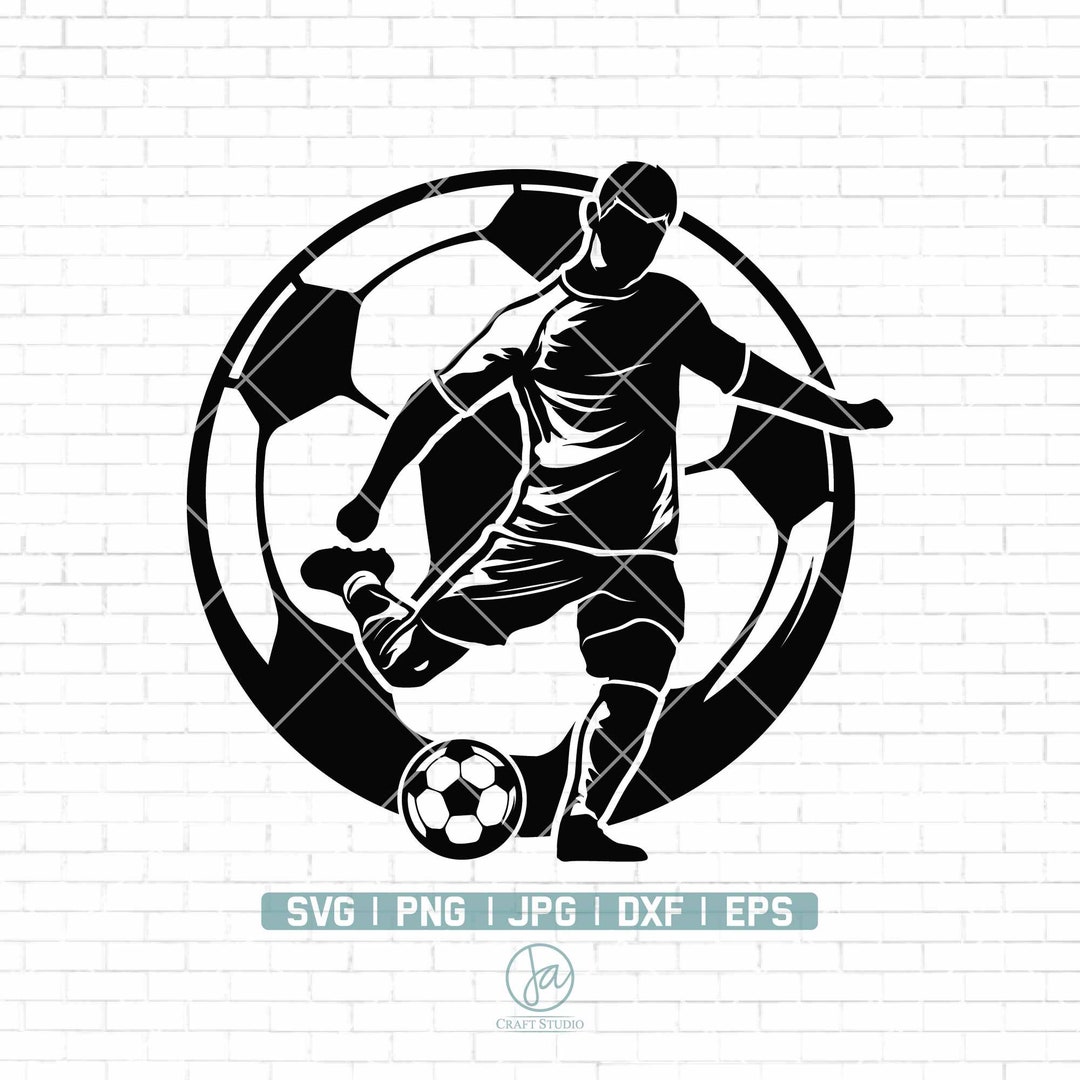 Soccer Player Svg | Soccer Svg | Soccer Shirt Svg | Soccer Clipart ...