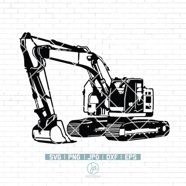 Excavator Bucket Svg - Etsy