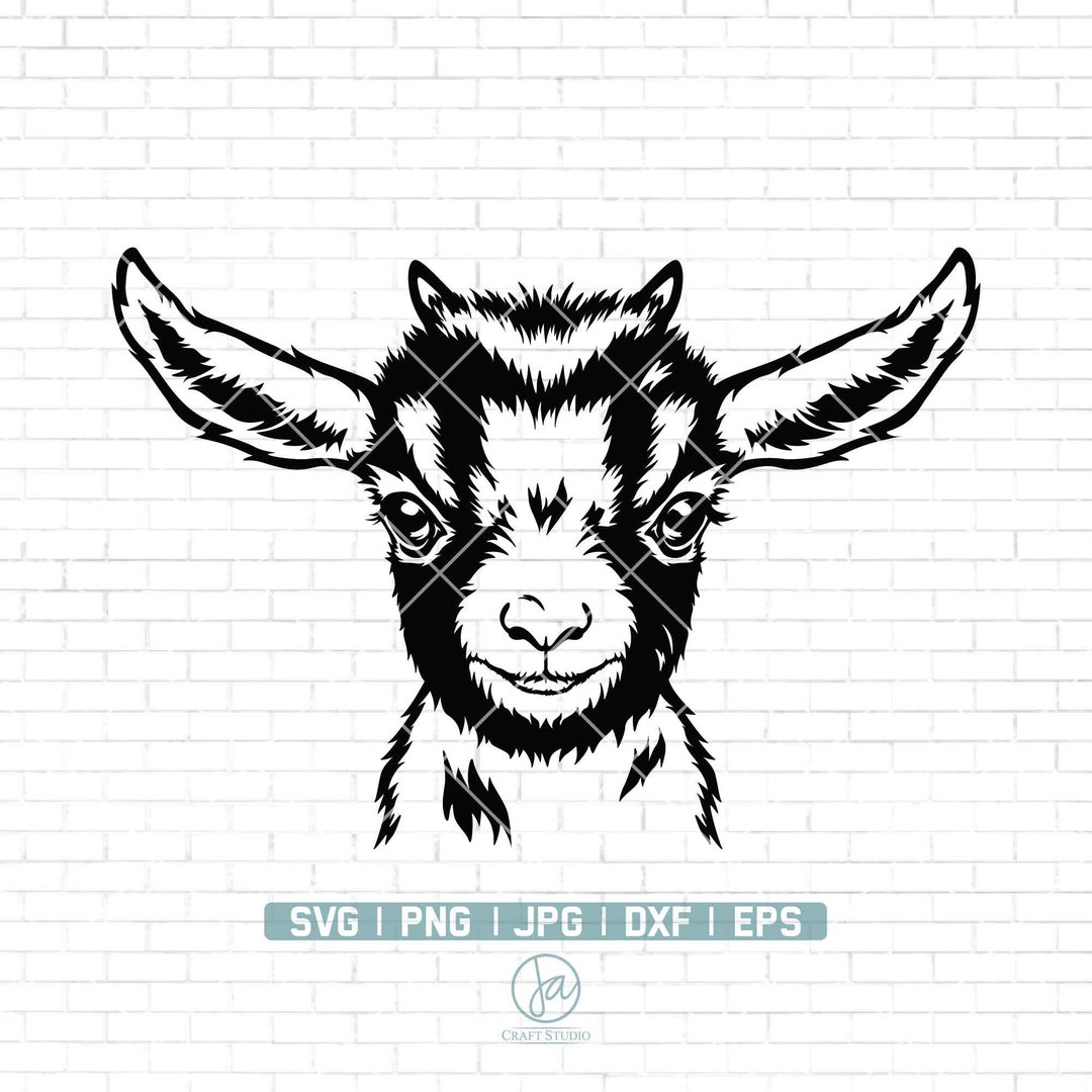 Goat Svg | Baby Goat Svg | Cute Goat Svg | Farm Animal Svg | Cute ...
