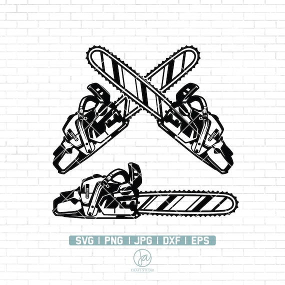 Logging Chainsaw Svg File Lumberjack Svg Woodcutter Svg | Etsy