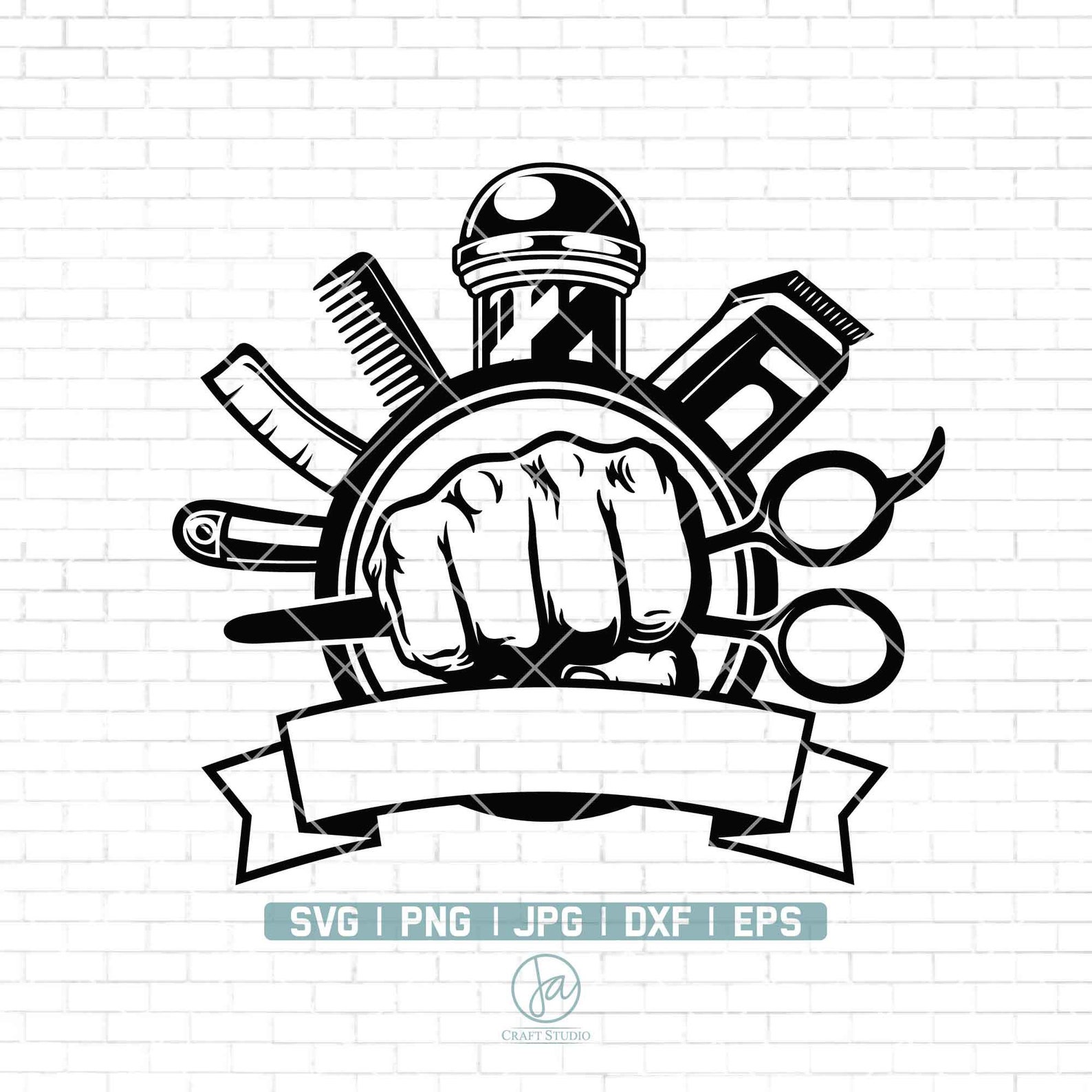 Barbershop Svg Barber Tools Svg Fist Bump Svg Hair - Etsy