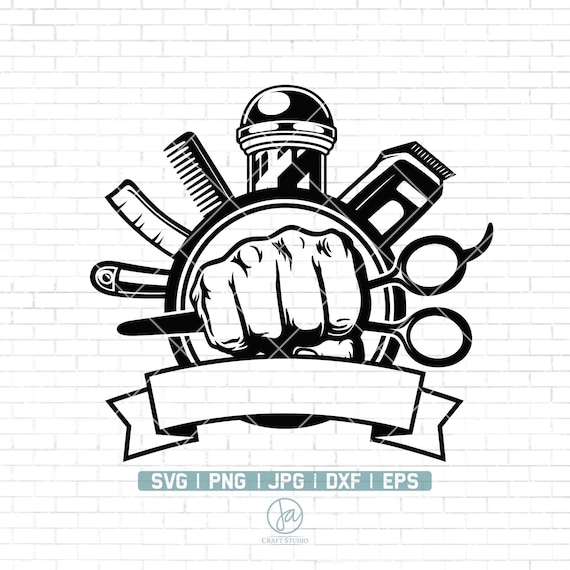 Barbershop Svg Barber Tools Svg Fist Bump Svg Hair - Etsy