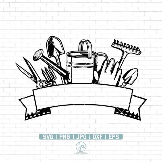 Garden Tools Svg Gardening Tools Svg Gardener Svg Farm - Etsy