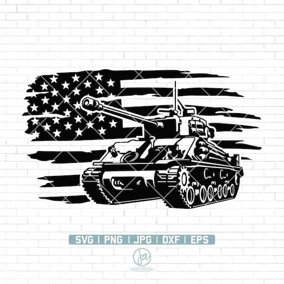 US Military Tank SVG US Marine War Vehicle Military Tank - Etsy