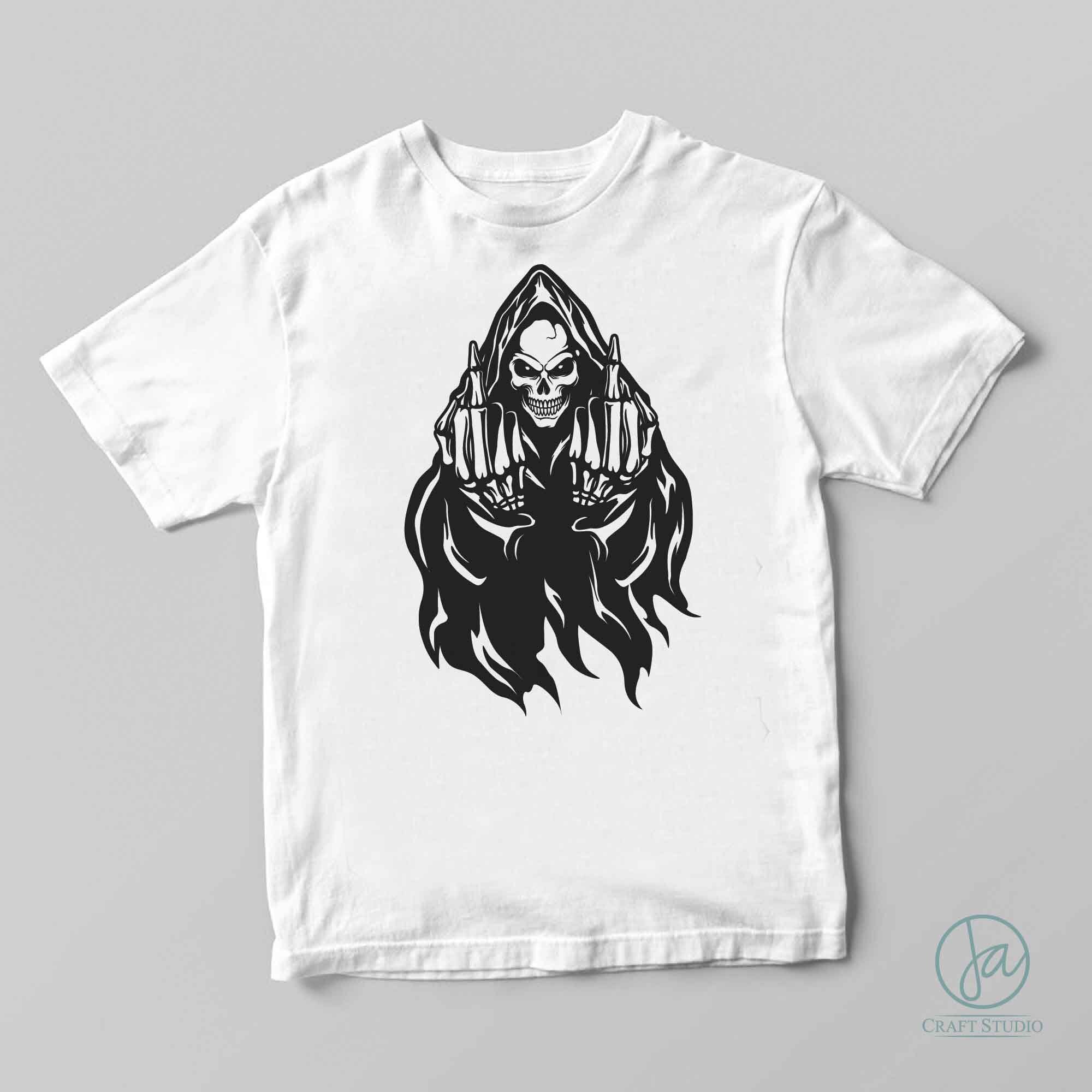 Grim Reaper Middle Finger SVG Skull Middle Finger Svg - Etsy Australia