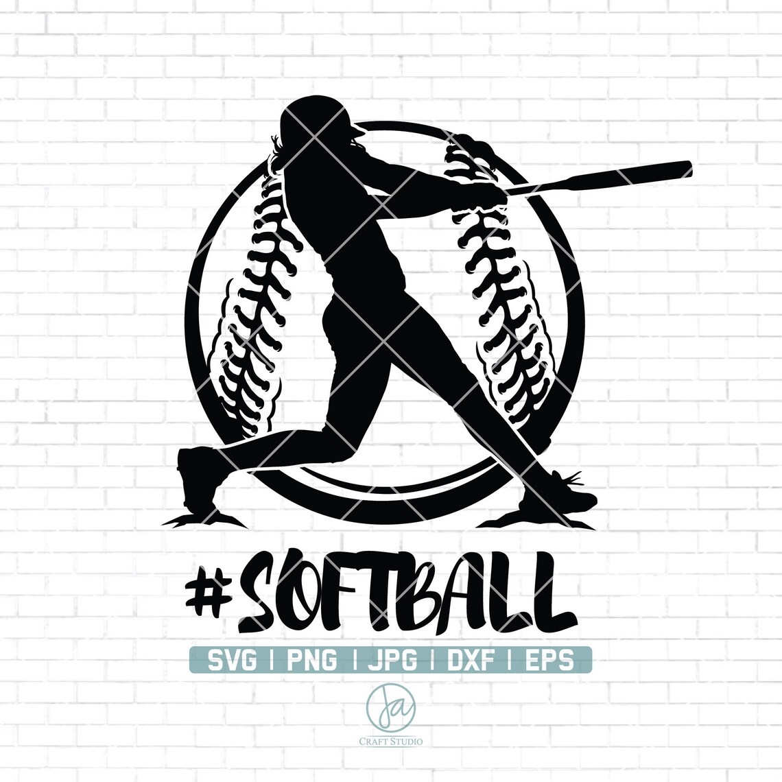 Softball Svg Softball Clipart Softball Sport Svg - Etsy