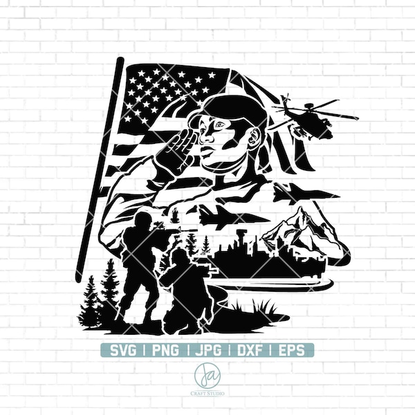 Military Cricut - Etsy