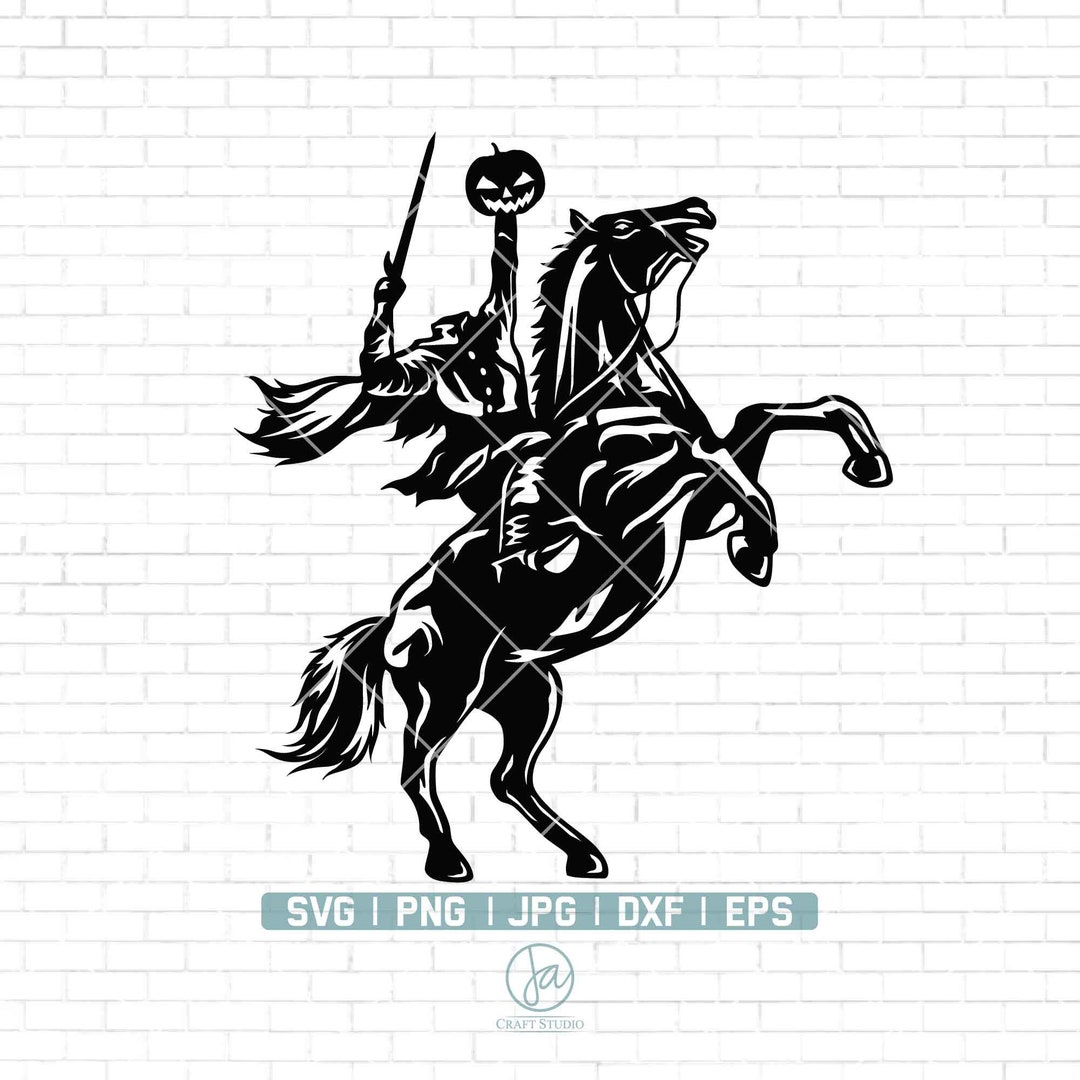 Headless Horseman SVG | Sleepy Hollow Monster SVG | Halloween Svg ...