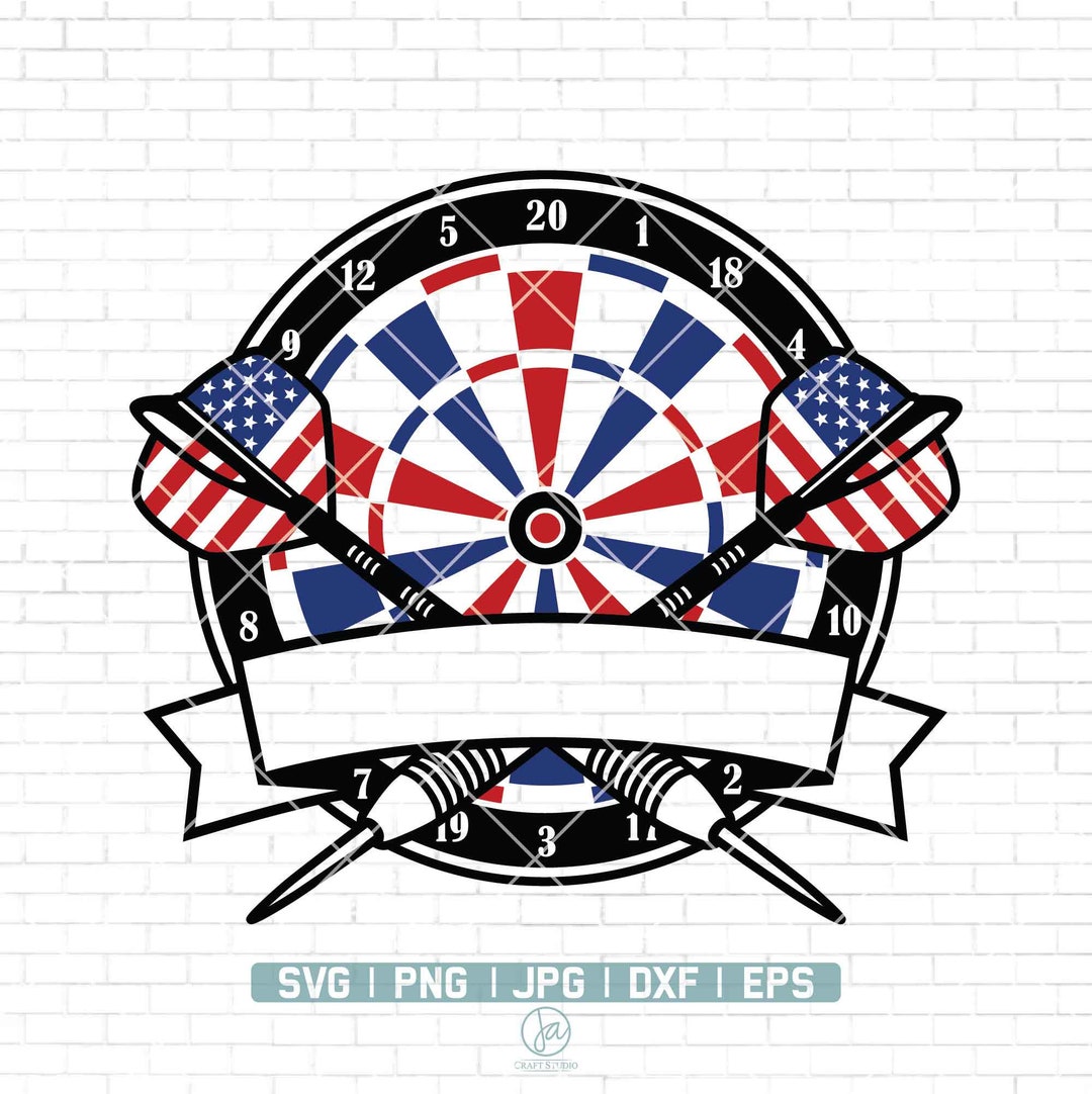 Darts Logo Svg, Dartboard Svg, Dart Game Svg, Dart Svg, Darts Clipart ...