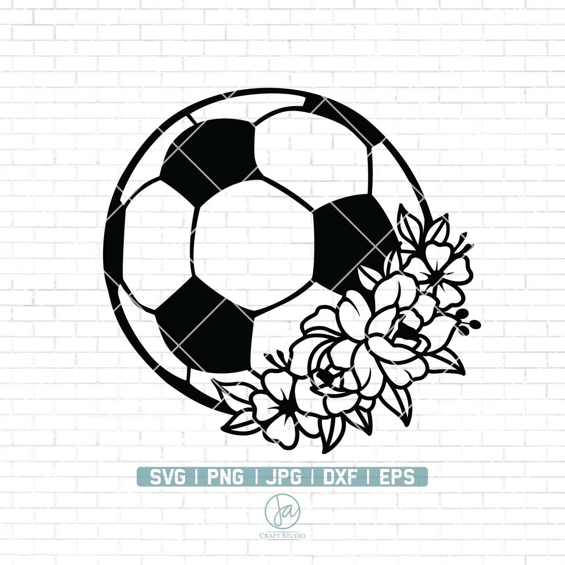 Florale Fußball SVG Datei Fussball svg Datei Fussball SVG - Etsy Schweiz