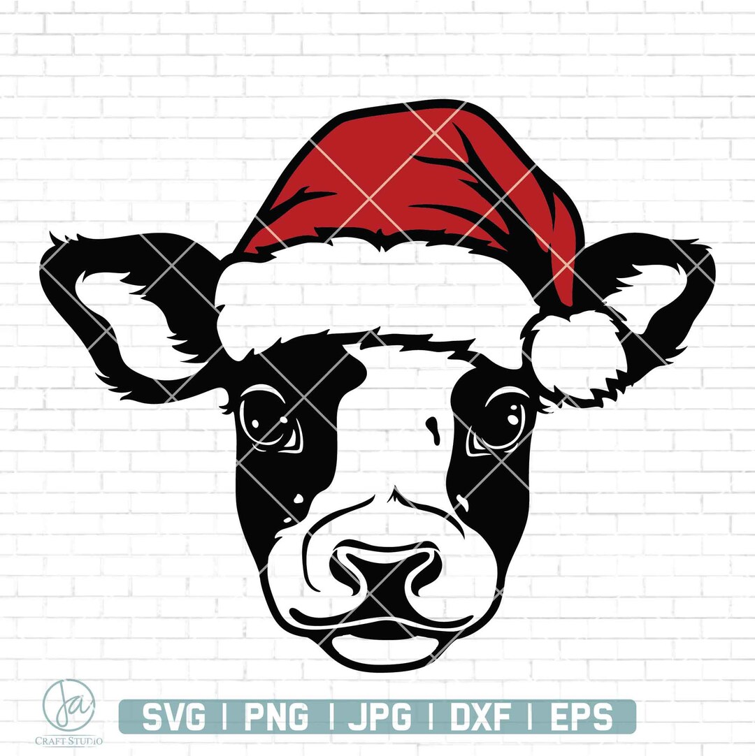 Mooey Christmas Svg | Christmas Cow Svg | Christmas Cow Sign Svg ...