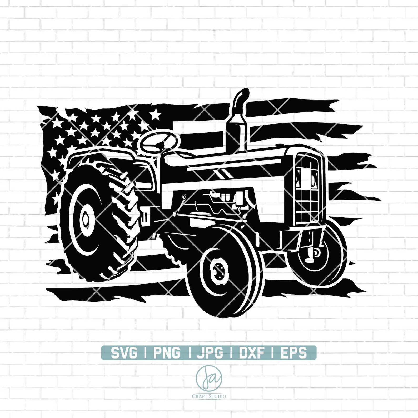 US Farm Tractor Svg Tractor Svg Farmer Svg Tractor - Etsy