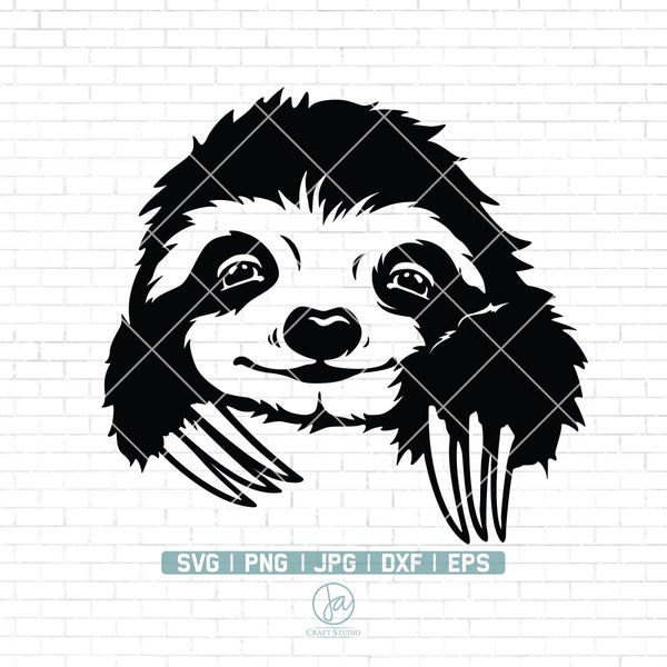 Sloth Svg for Cricut - Etsy