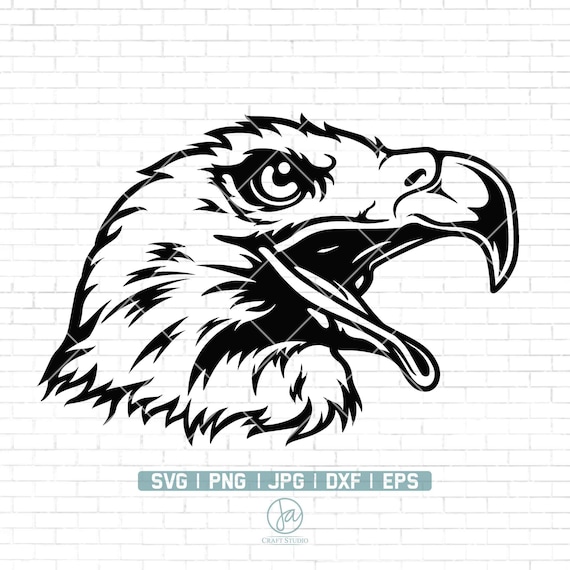 Eagle Svg File Eagle Head Svg Digital Download Bald - Etsy